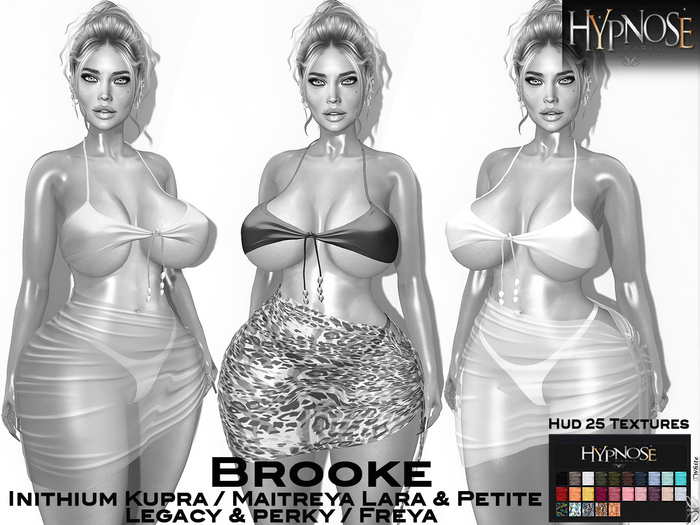 Second Life Marketplace Hypnose Brooke Bikini Demo